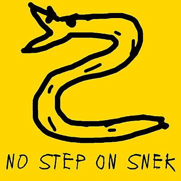 "Don't Step on Snek" Sticker for Sale by EsotericExposal | Redbubble