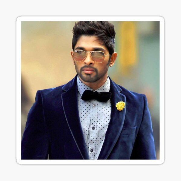"allu arjun " Sticker by GhostTshirt | Redbubble