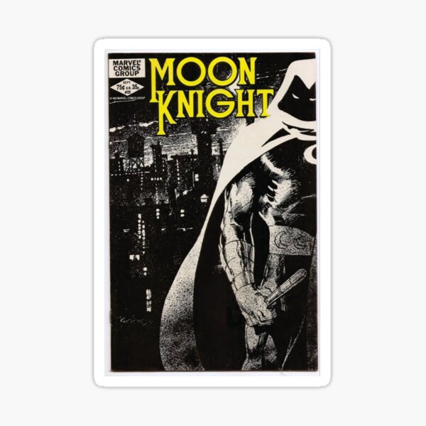 "Moon Knight" Sticker by DocNerd | Redbubble