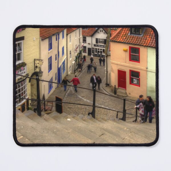 "View from the Whitby Steps" Mouse Pad for Sale by Tom Gomez | Redbubble