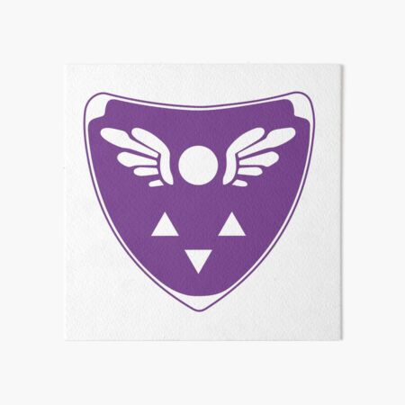 "DELTARUNE 03 - SHIELD SYMBOL" Art Board Print by Alvajahu | Redbubble
