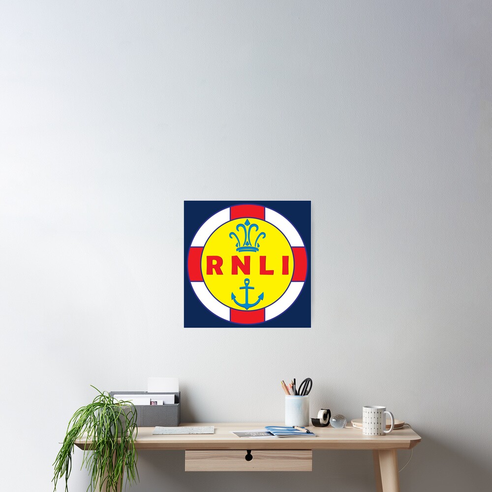 "RNLI Lifeboat Rescue Logo" Poster by skocartwork | Redbubble