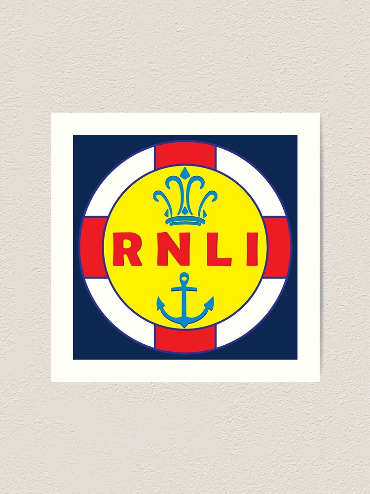 "RNLI Lifeboat Rescue Logo" Art Print for Sale by skocartwork | Redbubble