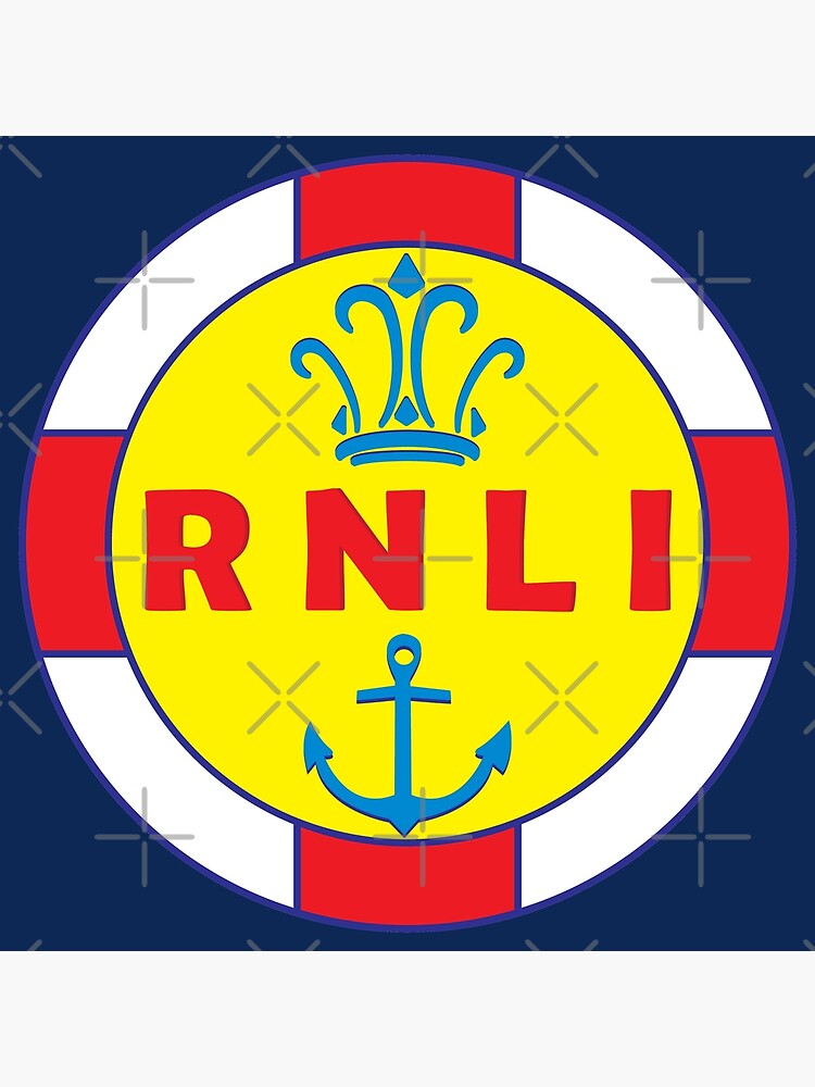 "RNLI Lifeboat Rescue Logo" Poster by skocartwork | Redbubble