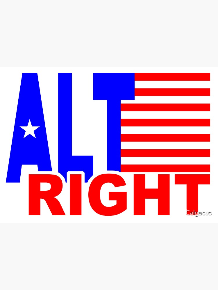 "ALT-RIGHT " Sticker by Calgacus | Redbubble