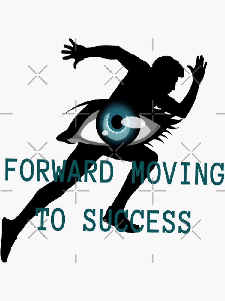 " MOVING FORWARD OBSERVER" Sticker by rkiaben | Redbubble