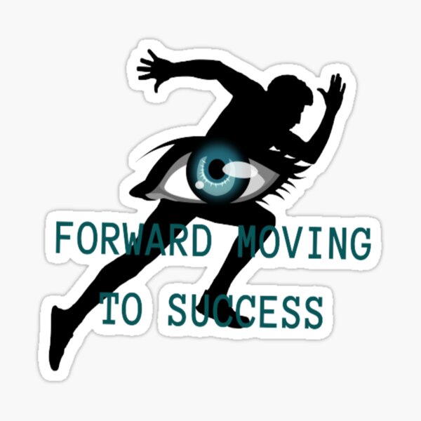 " MOVING FORWARD OBSERVER" Sticker by rkiaben | Redbubble