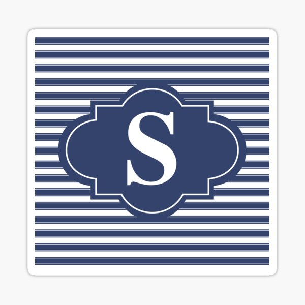 "Letter S Monogram " Sticker by LamaraK | Redbubble