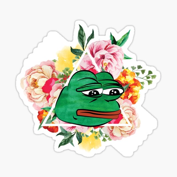 "Pepe The Frog" Sticker by keithmagnaye | Redbubble