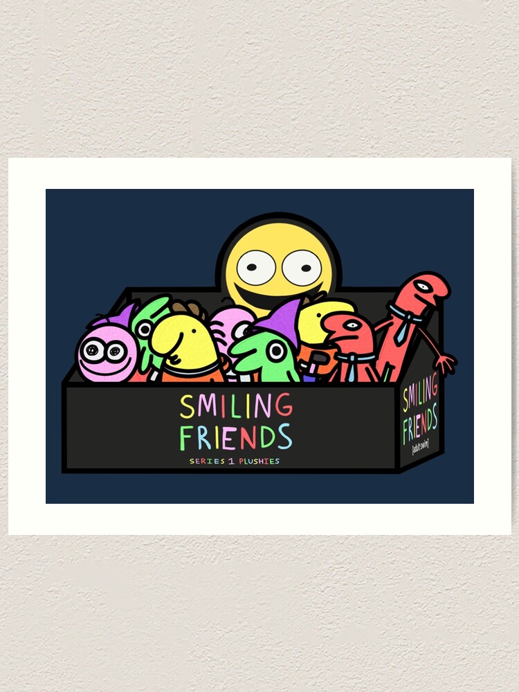 "Smiling Friends - plush_glep alan and charlie, bliblie, Pim, Grim ...