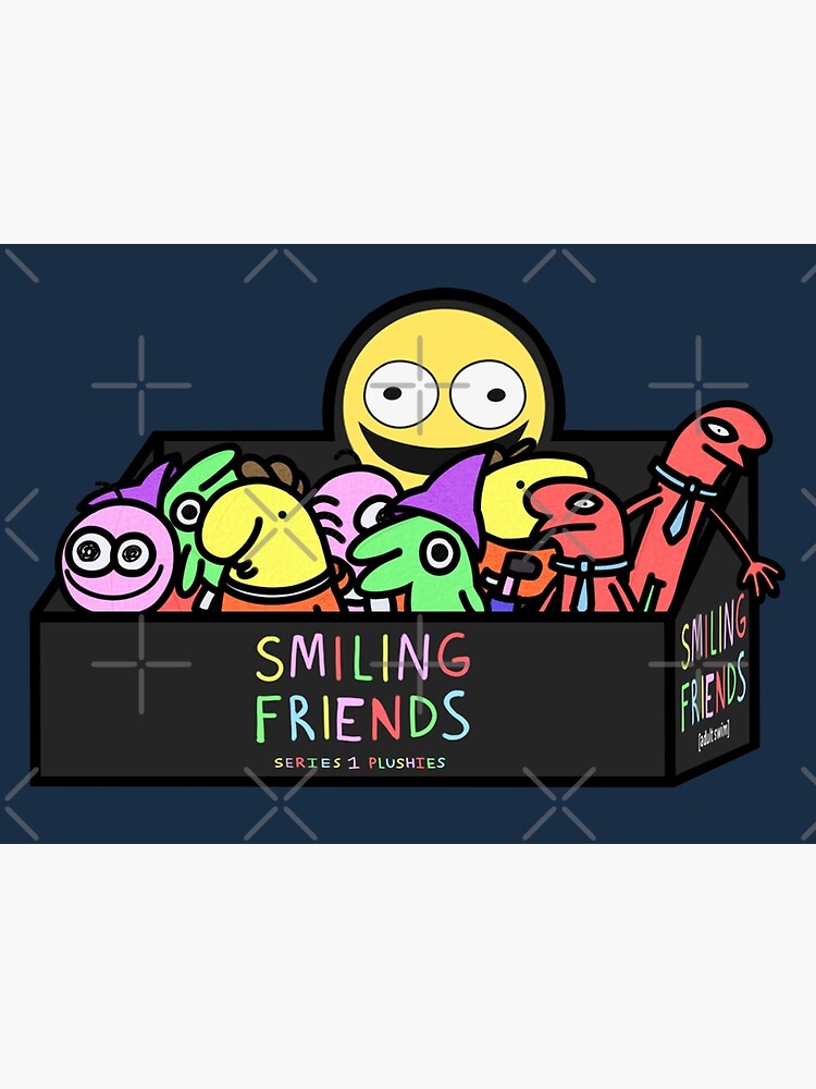 "Smiling Friends - plush_glep alan and charlie, bliblie, Pim, Grim ...