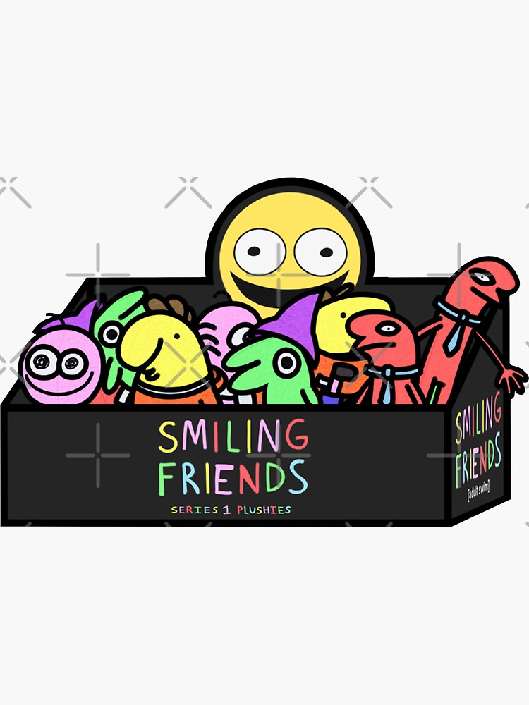 "Smiling Friends - plush_glep alan and charlie, bliblie, Pim, Grim ...