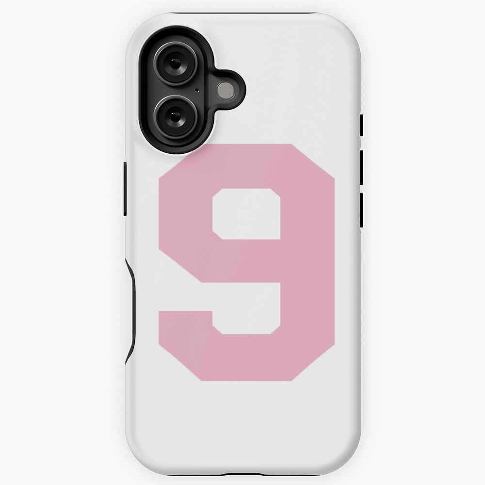 "Number 9, Pink nine, Sports number 9" Sticker for Sale by TheCultStuff ...