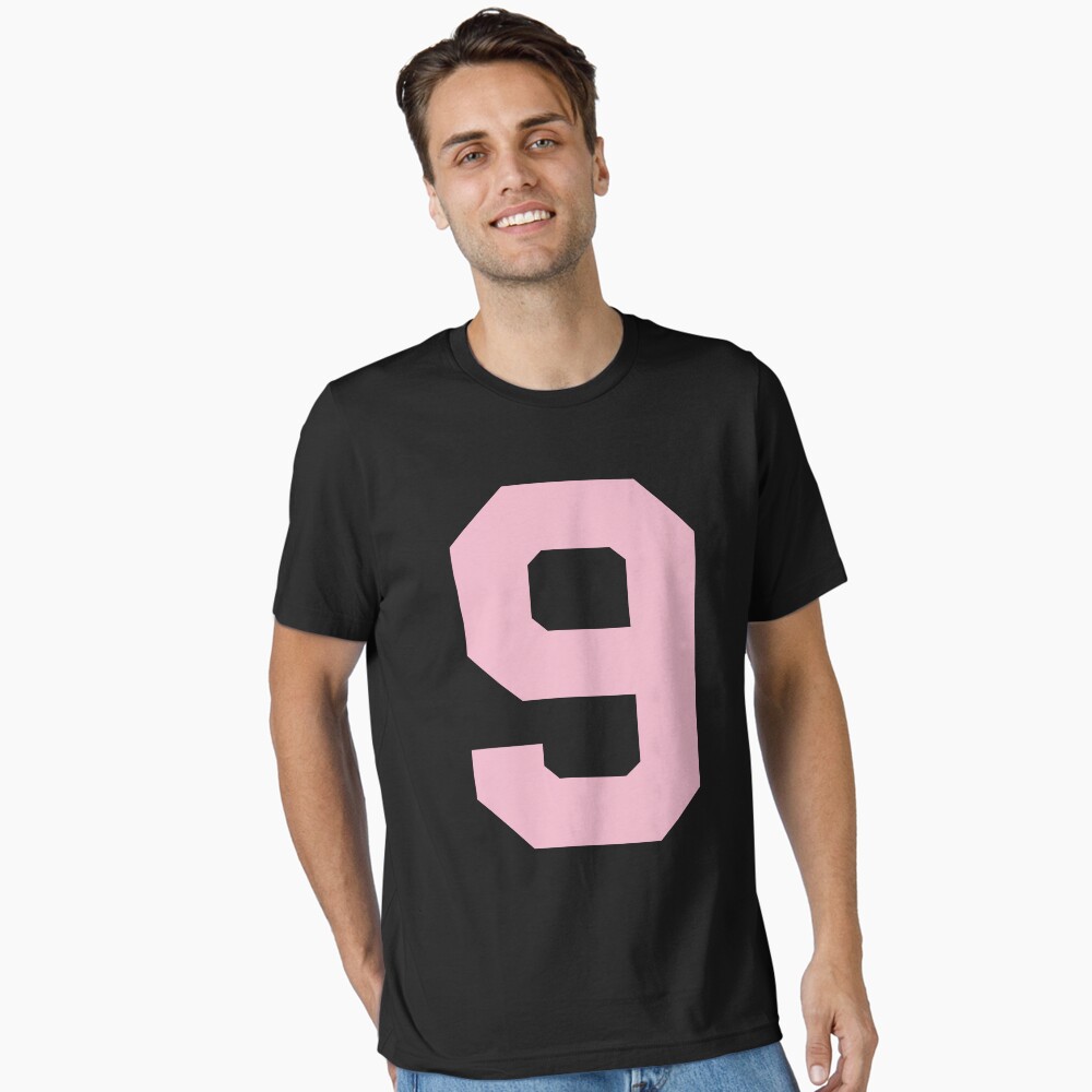 "Number 9, Pink nine, Sports number 9" Sticker for Sale by TheCultStuff ...