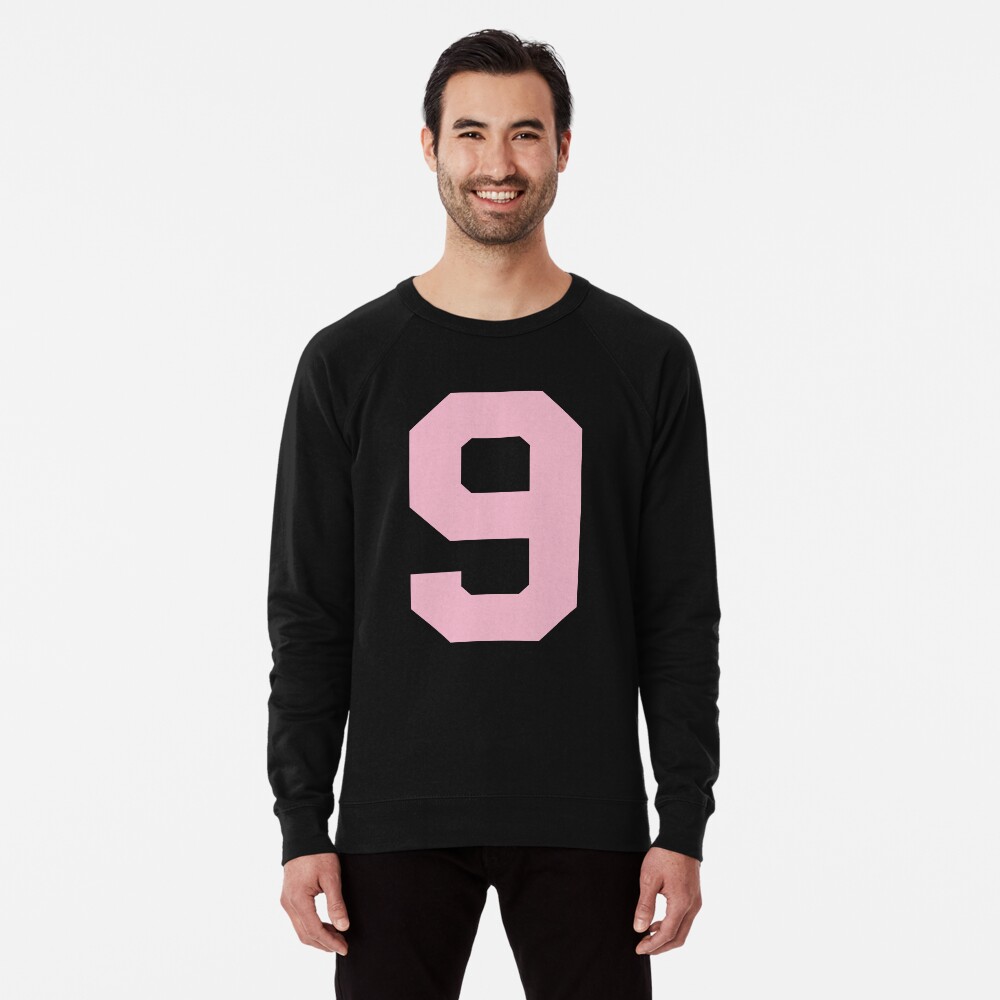 "Number 9, Pink nine, Sports number 9" Sticker for Sale by TheCultStuff ...