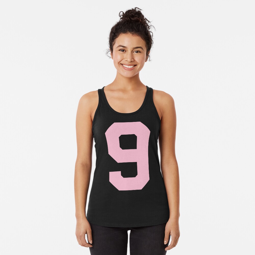 "Number 9, Pink nine, Sports number 9" Sticker for Sale by TheCultStuff ...