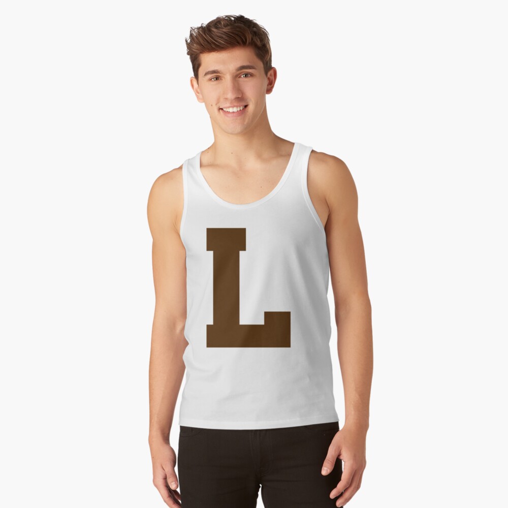 "Alphabet, Brown L, Sports letter L" Sticker for Sale by TheCultStuff ...