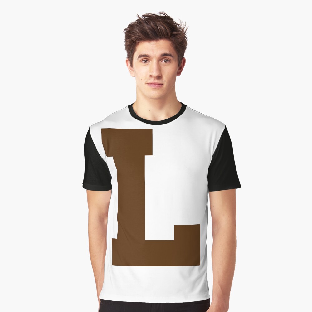 "Alphabet, Brown L, Sports letter L" Sticker for Sale by TheCultStuff ...