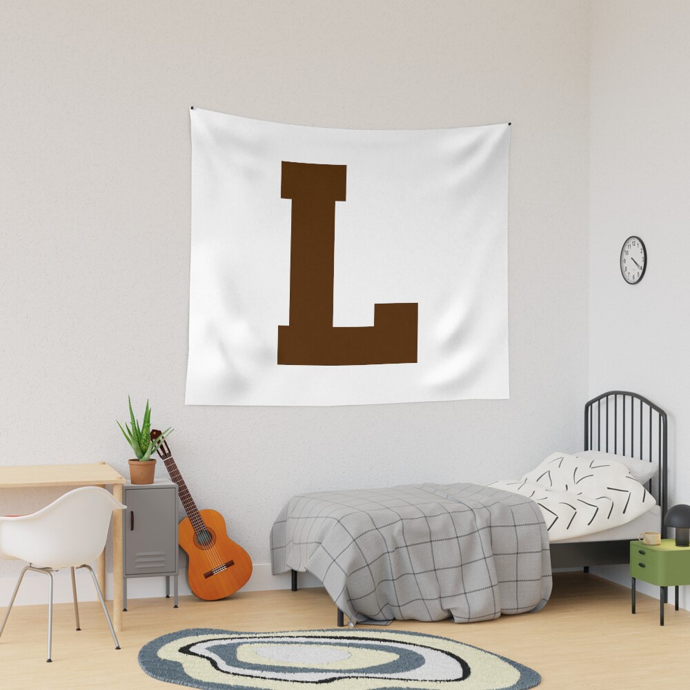 "Alphabet, Brown L, Sports letter L" Poster for Sale by TheCultStuff ...