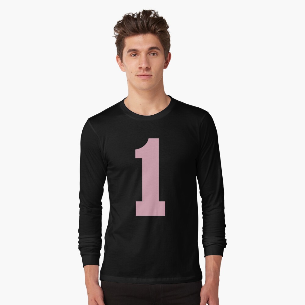 "Number 1, Pink one, Sports number 1" Sticker for Sale by TheCultStuff ...