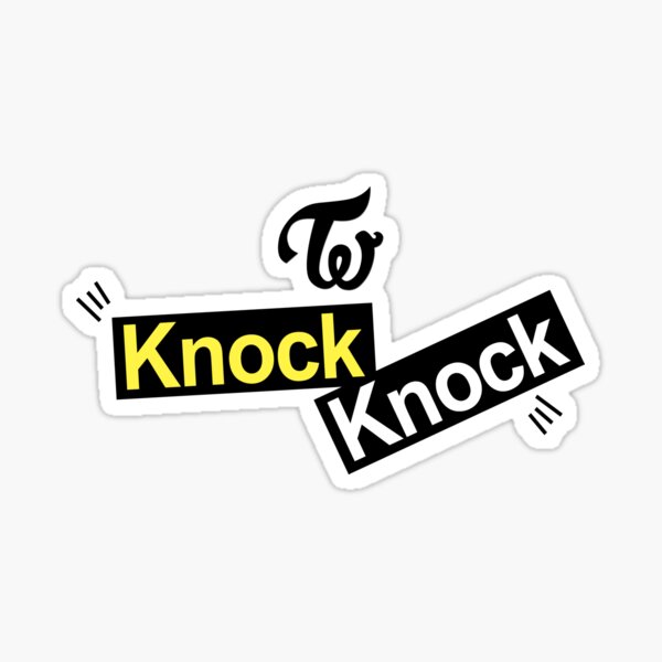 "TWICE - KNOCK KNOCK" Sticker for Sale by gaming247 | Redbubble
