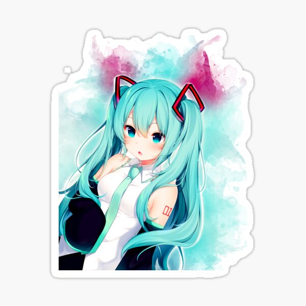 "Hatsune Miku" Sticker for Sale by Heidytiara | Redbubble