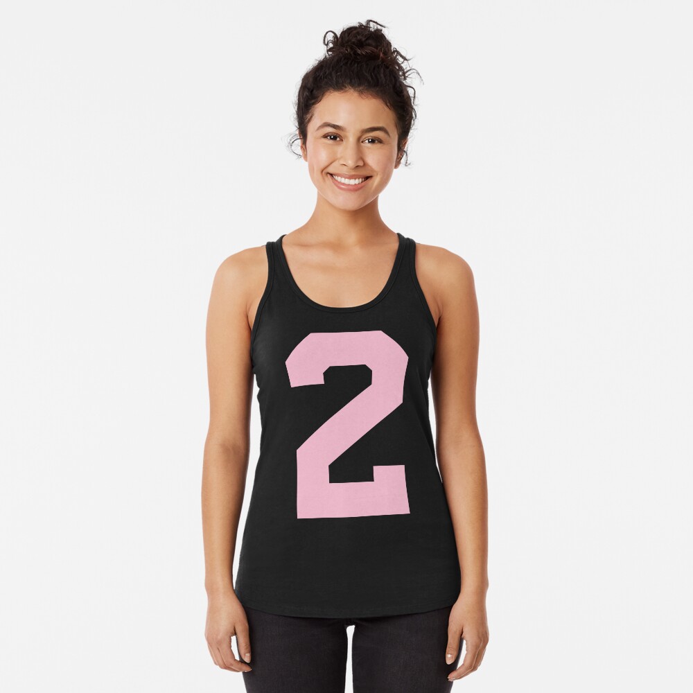 "Number 2, Pink two, Sports number 2" Sticker for Sale by TheCultStuff ...