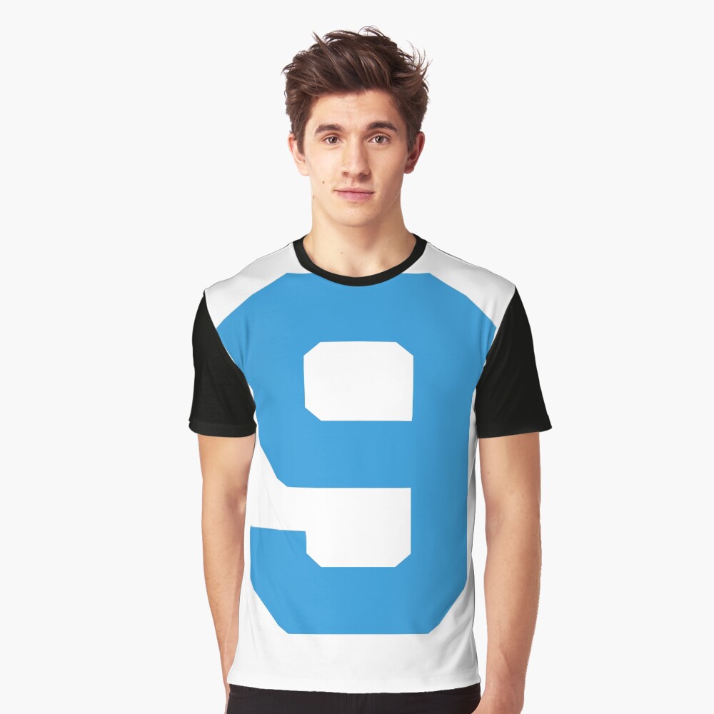 "Number 9, Blue nine, Sports number 9" Sticker for Sale by TheCultStuff ...