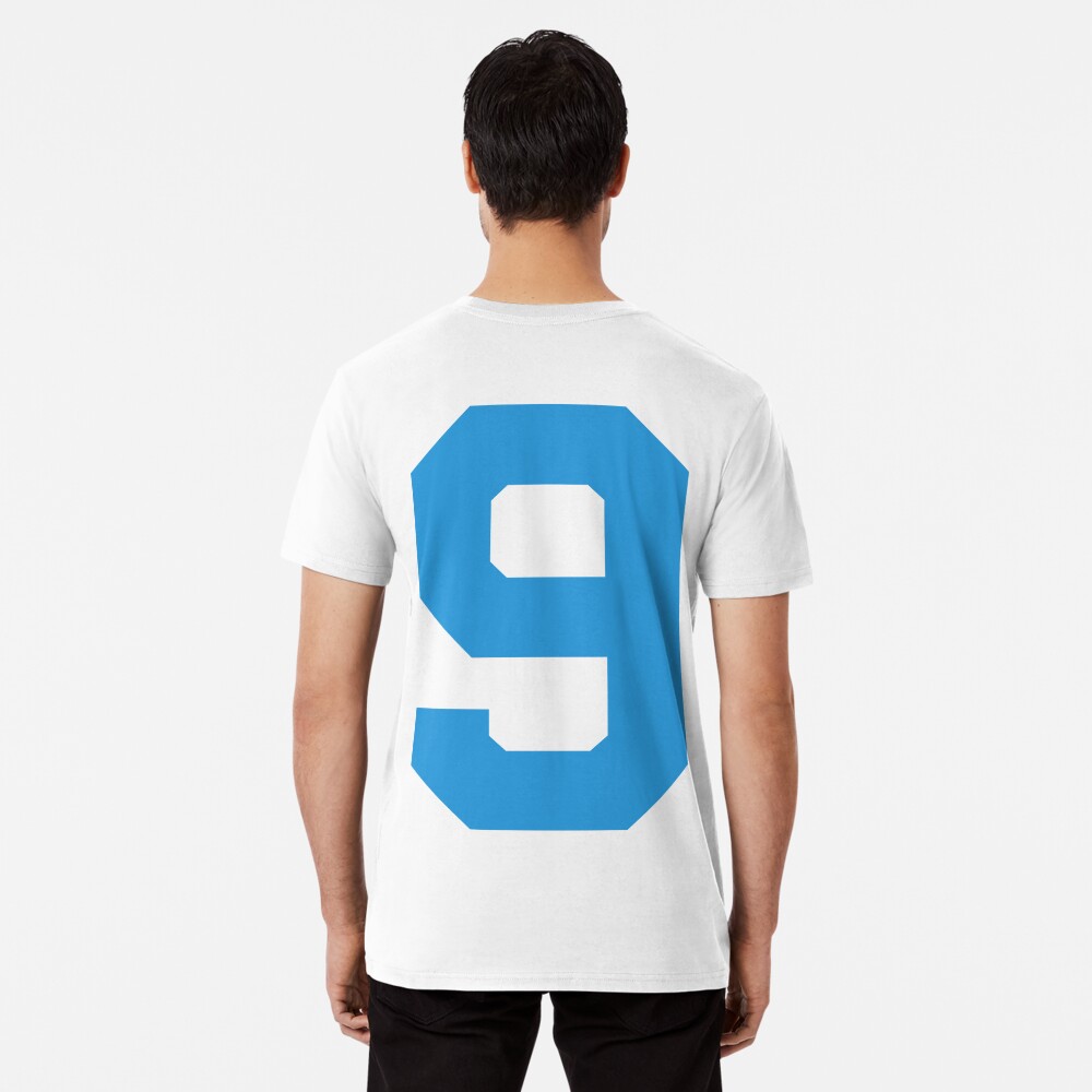"Number 9, Blue nine, Sports number 9" Sticker for Sale by TheCultStuff ...