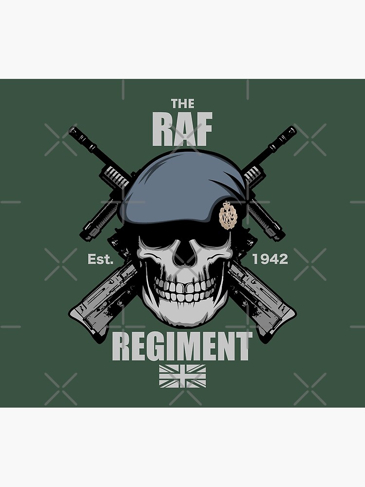 Raf Regiment Logo Scampton Airport Fighter Station Royal Air Force RAF