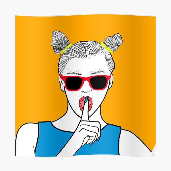 Shh Posters | Redbubble