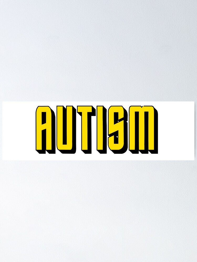 "Autism Trek - Gold and Black" Poster for Sale by HRT-Wizard | Redbubble