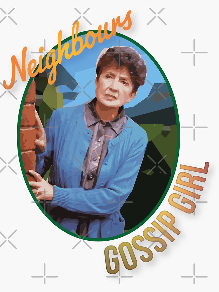 "Mrs Mangel" Sticker by GoodNeighbours | Redbubble