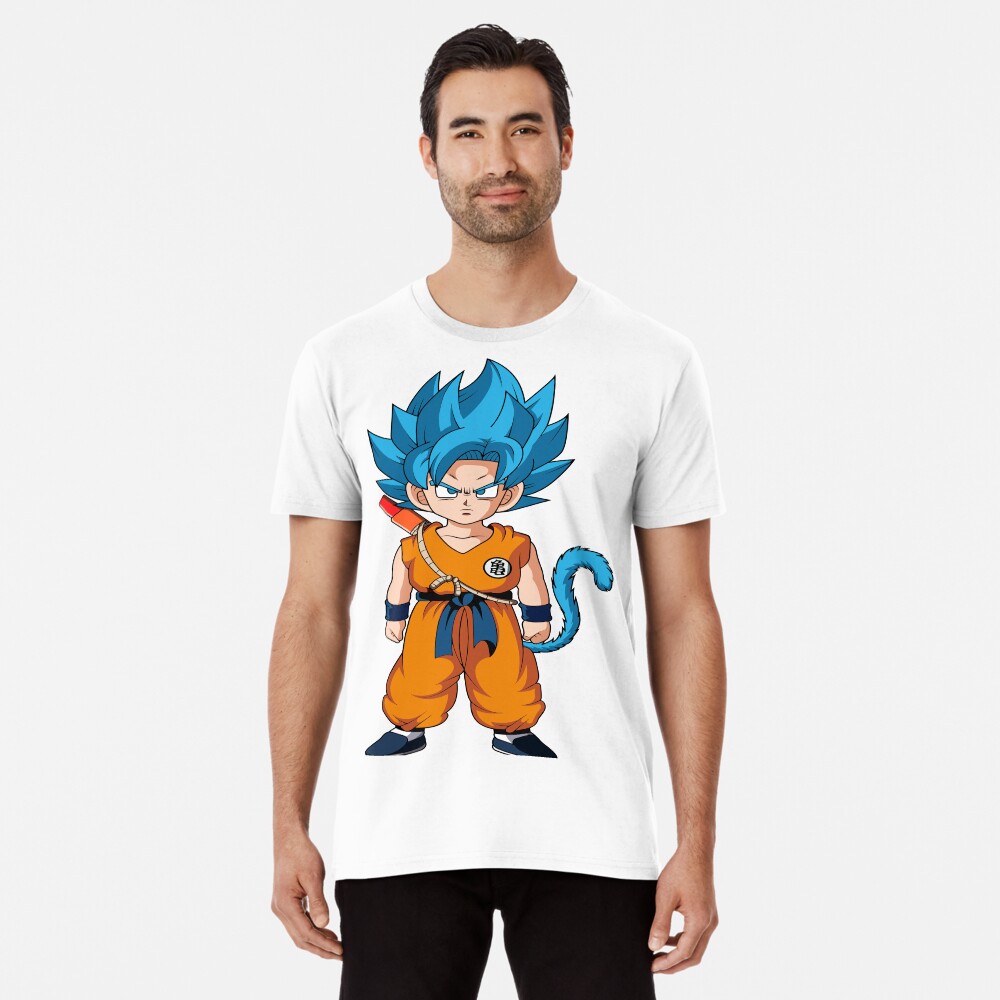"Dragon Ball Z Super Saiyan Warrior Kararot Chibi Goku Blue" Poster for ...