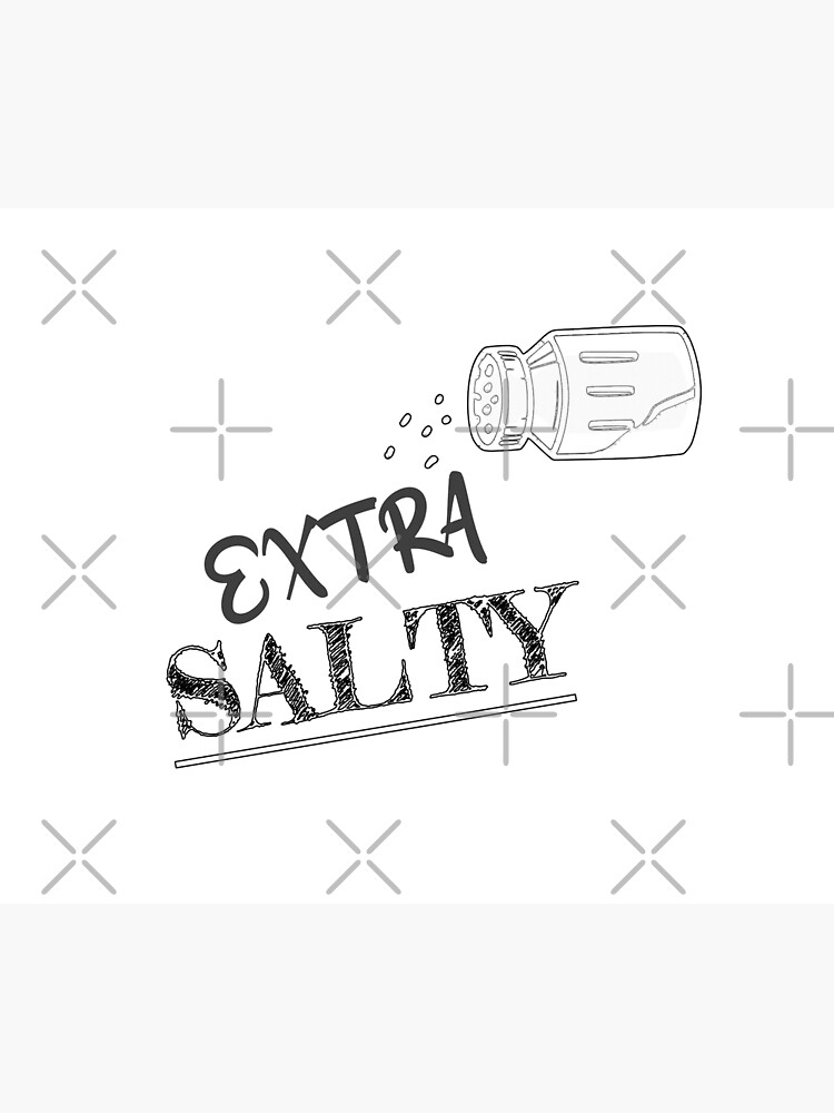 "extra salty brother" Poster by KARAM-B | Redbubble