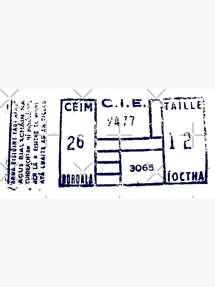"Old Bus Ticket" Poster for Sale by Irish-Nostalgia | Redbubble