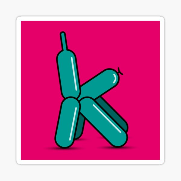 "K is for Koons, Jeff - The Type of Artists" Sticker for Sale by fumauk ...