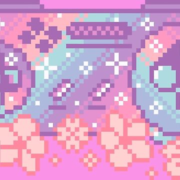 "Galaxy Controller Pixel Art" Sticker by AlleenasPixels | Redbubble