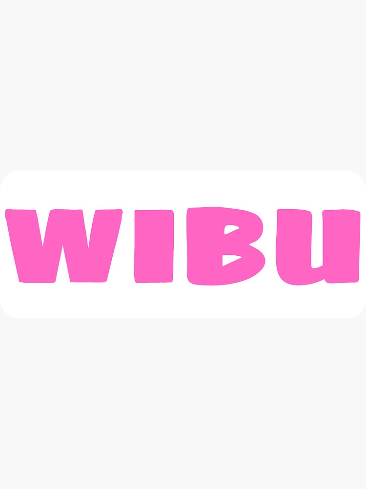 "wibu" Sticker by WibuStore | Redbubble