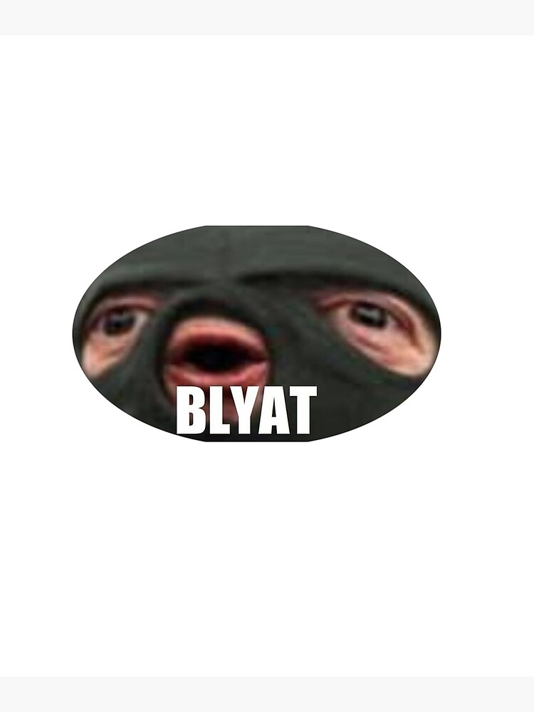 "Cyka Blyat meme, funny" Poster for Sale by BOXBAX | Redbubble