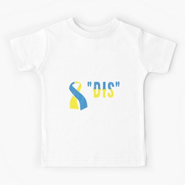 "World Down Syndrome Day Awareness Ribbons Blue and Yellow for Kids Mom ...