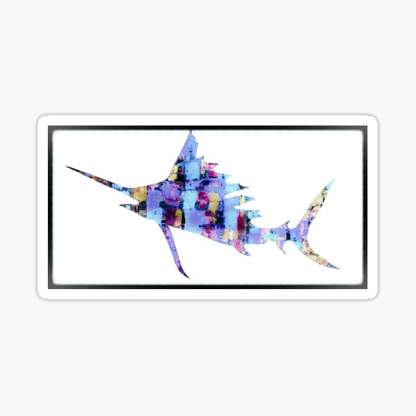 "Sailfish" Sticker for Sale by barryknauff | Redbubble