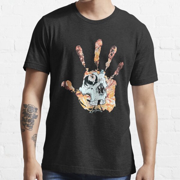 "Pushead Hand Of Fear Alt" T-shirt for Sale by ArthurFeeney | Redbubble ...