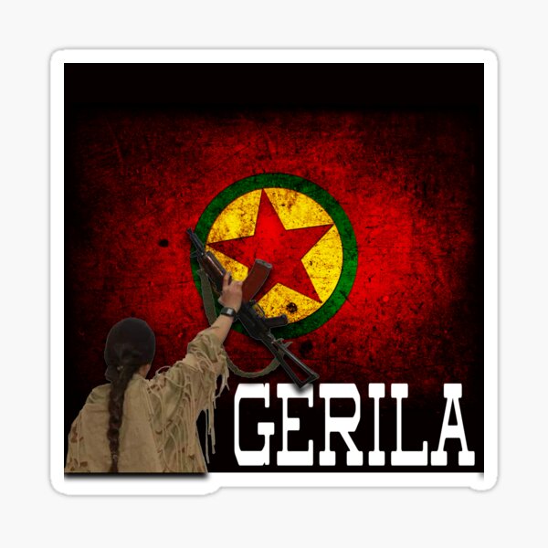"GERILA KURDISTAN " Sticker for Sale by KurdishShops | Redbubble