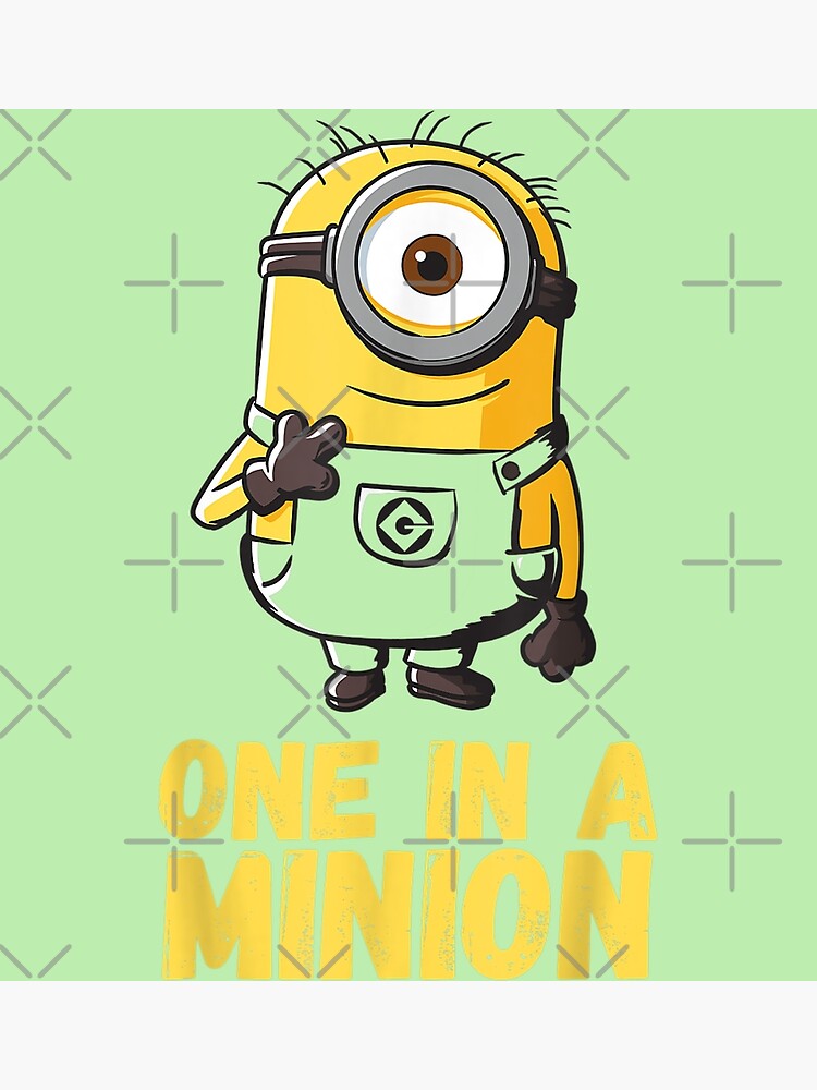 One In A Minion Drawing Universal Studios,minions,one Eye,Stuart On