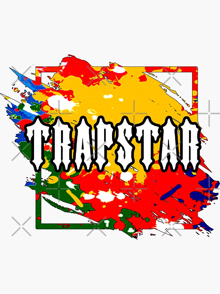 "Colorful Trapstar" Sticker for Sale by Raeex | Redbubble