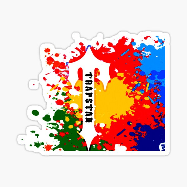 "Colorful Trapstar" Sticker by Raeex | Redbubble