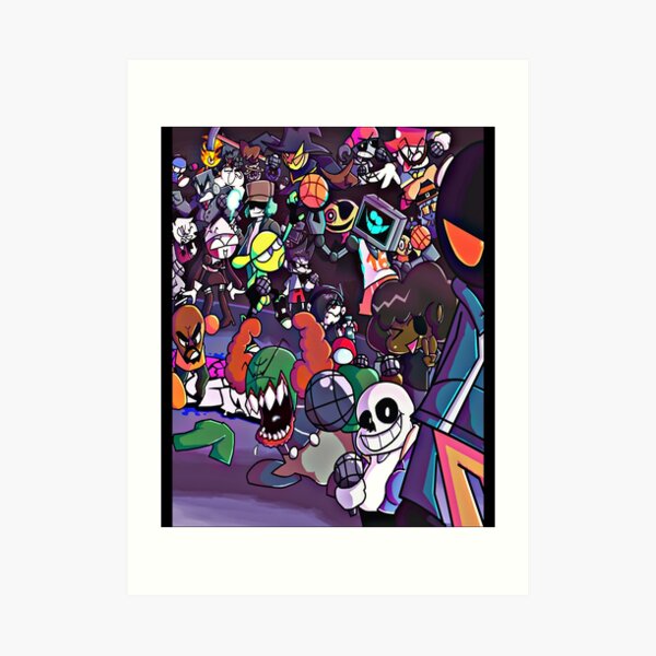 "Fnf Night Funkin For Fans" Art Print for Sale by AmosCremin | Redbubble