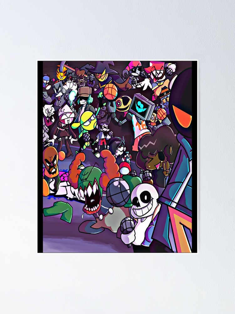 "Fnf Night Funkin For Fans" Poster for Sale by AmosCremin | Redbubble