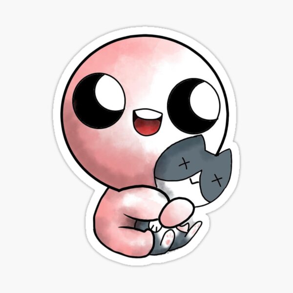 "the binding of isaac rebirth-binding-the binding of isaac" Sticker by ...